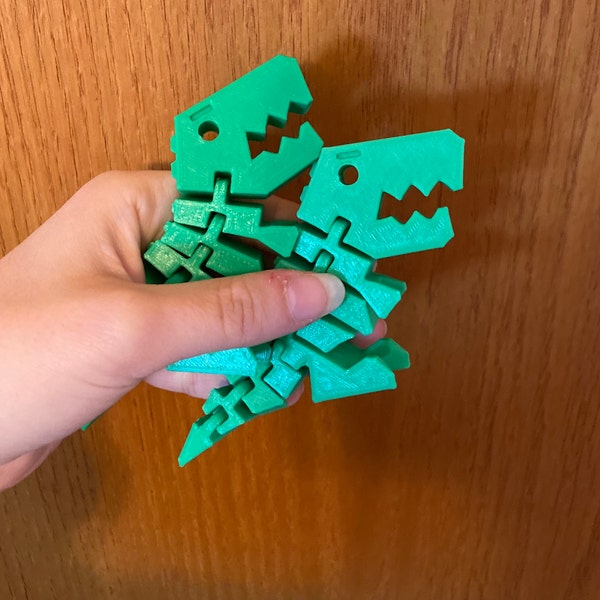 Lovable Flexible T-rex Fidget | Articulating Flexi-rex - Etsy