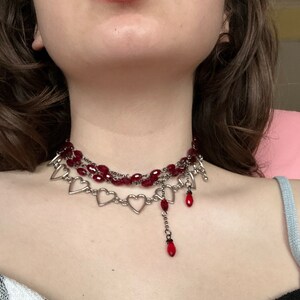 Bleeding Coquette Jewelry Set - Etsy