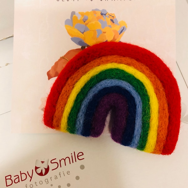 Newborn Rainbow Felted Wool Prop,newborn Felted Rainbow Prop,felted ...