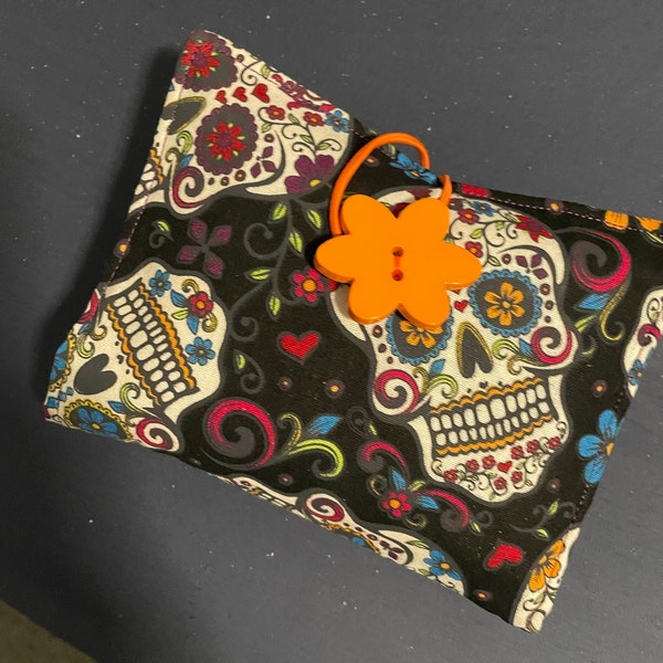 Sugar Skull Cell Phone Holder Wall Socket - Phone Charging Pouch, Cell ...