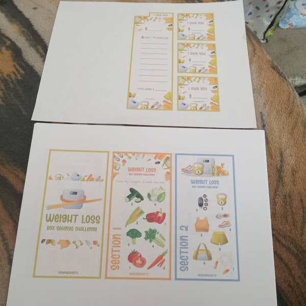 S'more or Less Savings Challenge A5 - Printable PDF - Etsy