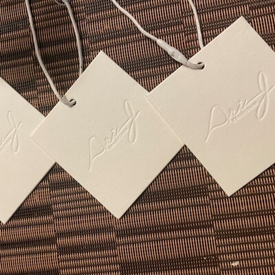 1000 Custom Die Cut Hang Tags Nature White Clothing Hangtags - Etsy