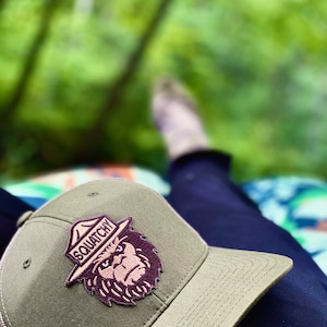 Bigfoot Squatchy Retro Trucker Hat Snapback Cap for Sasquatch and ...