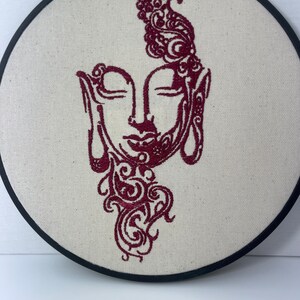Machine Embroidery Designs Line Art Women - Etsy