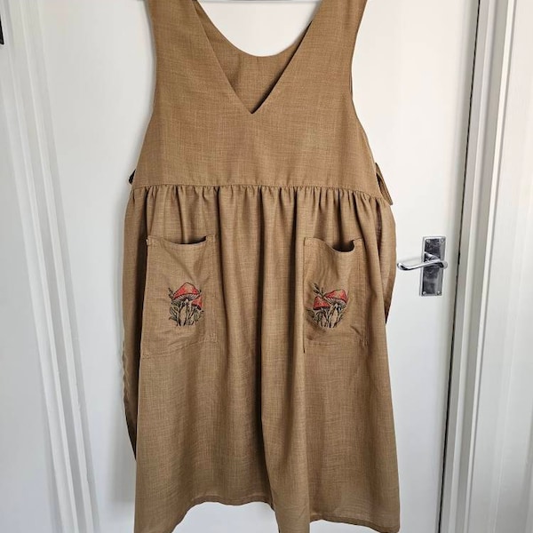 Forager Pinafore PDF Digital Sewing Pattern | Cottagecore Oversized ...