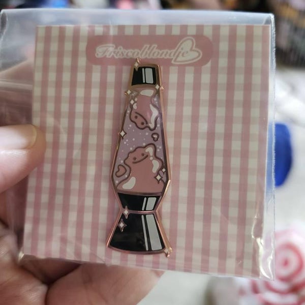 Ditto Lava Lamp Enamel Pin - Etsy