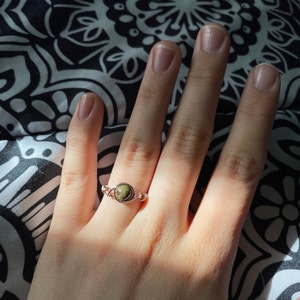 Evil Eye Ring Protection Ring Nazar Jewelry Wire Wrapped | Etsy