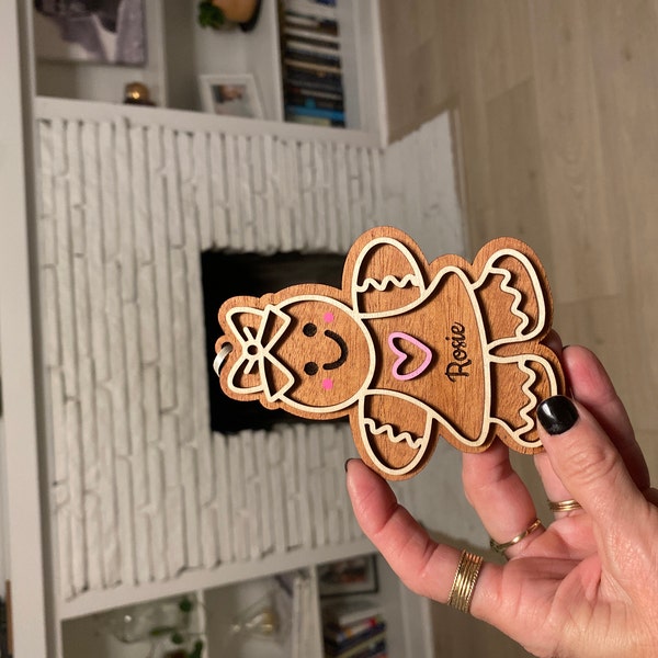 Personalized Christmas Scene Ornament, Holiday Ornament, Christmas Tree Ornament, Mountain ...