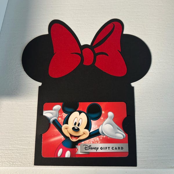 Mouse Bundle Present Gift Card Holder SVG| Gifts SVG | Gift Card Cut ...