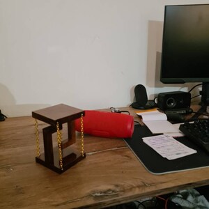 Mobile Tensegrity Stand for Home or Office, Made With Pine Wood, Light ...