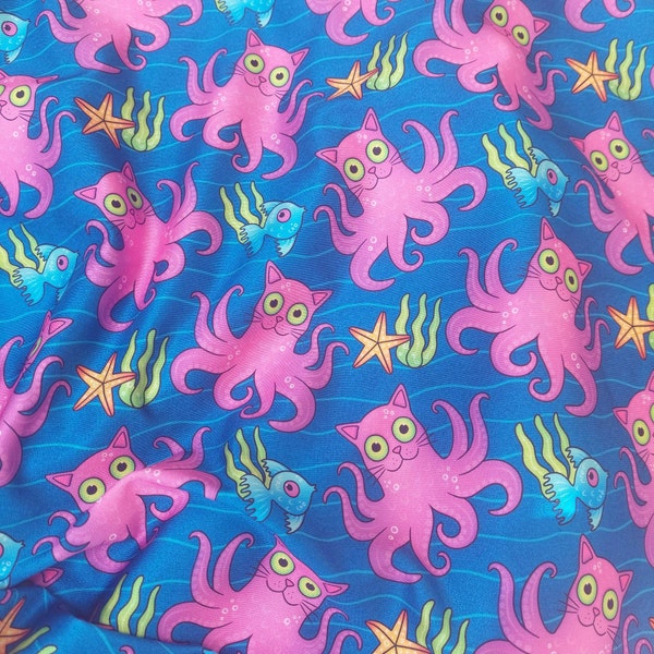 Lava Volcano Melt Printed Fabric Recycled Spandex 4 Way Stretch Fabric ...