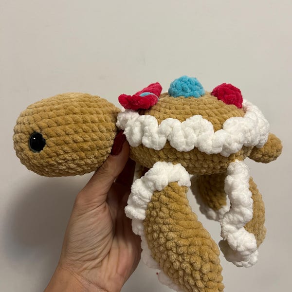 Gingerbread Turtle Pattern Crochet PDF Download Beginner Friendly ...