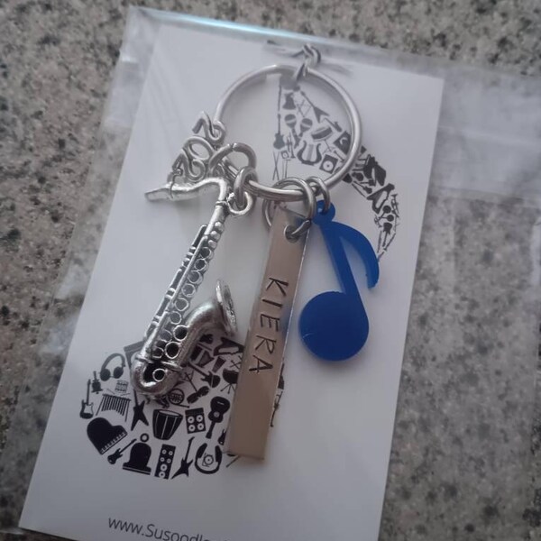 Personalized Marching Band Color Guard Senior Charm Keychain Gift, Band ...