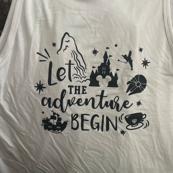 Let the Adventure Begin SVG, DL Parks Rides Vacation, Svg Png Jpg Dxf ...