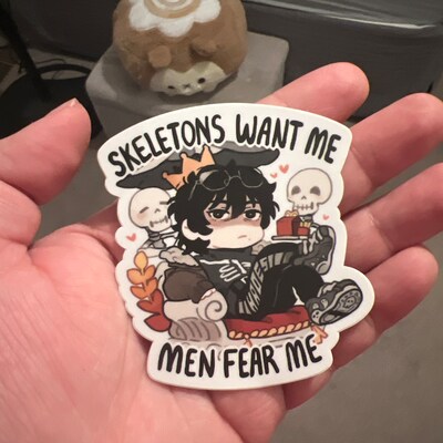 Percy Jackson Nico Di Angelo Skeleton Sticker - Etsy