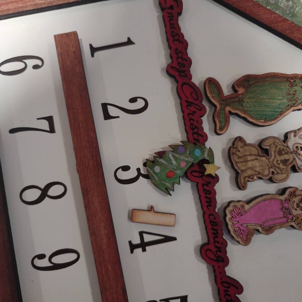 Grinch Christmas Countdown ~ Grinch Advent Calendar ~ Grinch Christmas ...