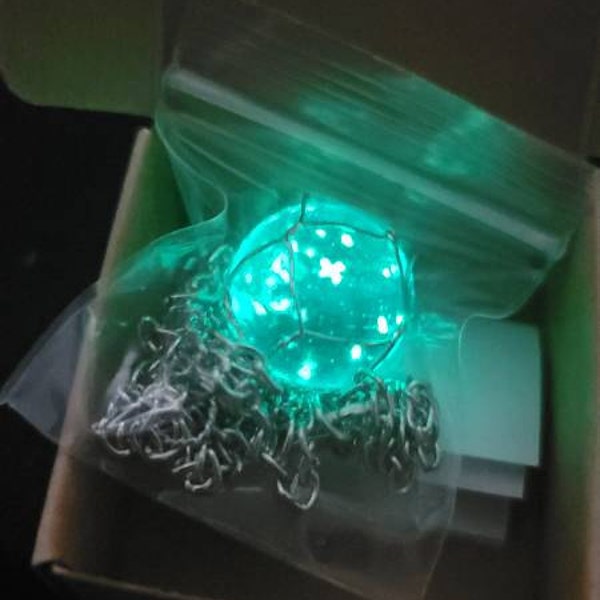 FFVII Glowing Holy Materia Necklace - Final Fantasy VII Inspired Glow ...
