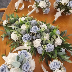 Ivory Bride Bouquet Ivory Wedding Flowers - Etsy UK