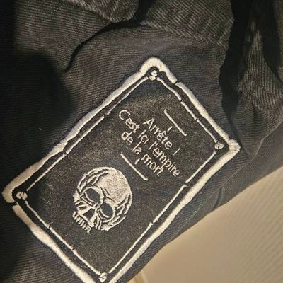 EMBROIDERED Name Tag Patches Custom Name Tag Iron on & - Etsy