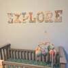 Wooden Letters for Nursery Cars Planes and Trains Theme - Etsy