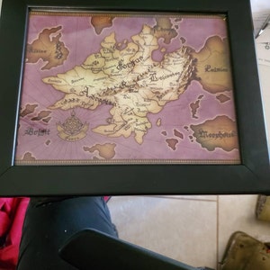 The Legend of Heroes: Trails of Cold Steel Map of Zemuria | Etsy