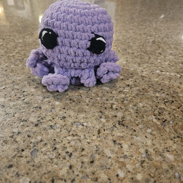 Pdf-octoplushie Rattle No Sew Crochet Pattern With Crochet Eye ...