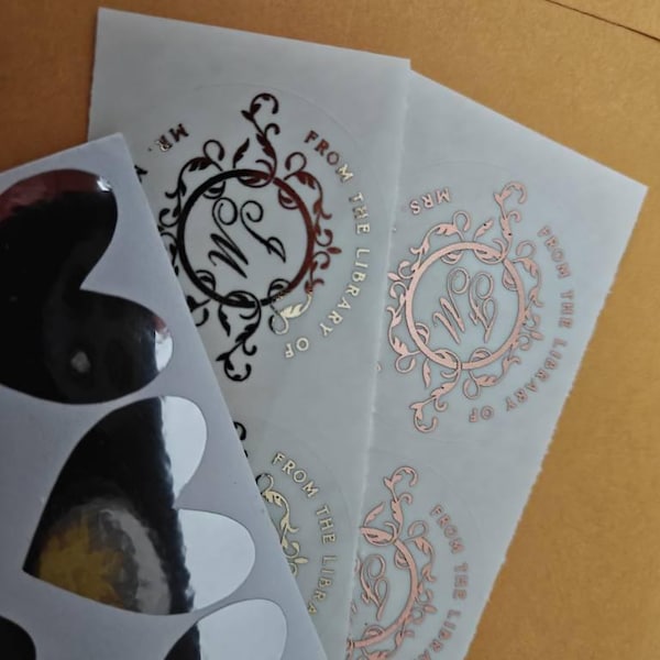 Set of 35 Real Gold Foil Stickers With 8 Colour Options, Crossed Arrow ...