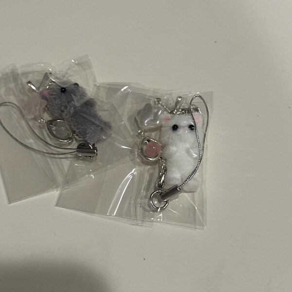 Kawaii Cat Keychains/phone Charms (hand-made) - Etsy