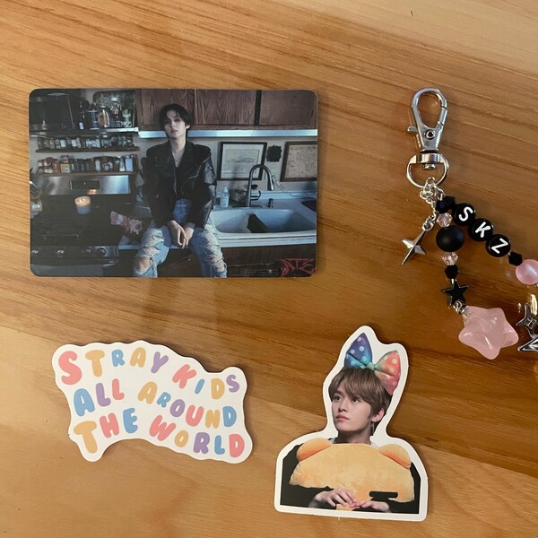 Stray Kids Keychain: SKZ K-pop Star Charm, Handmade Fan Gift - Etsy