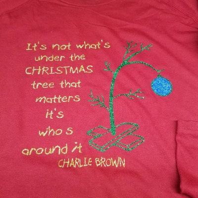 Charlie Brown's Sad Little Christmas Tree Verse SVG Digital Cut File ...