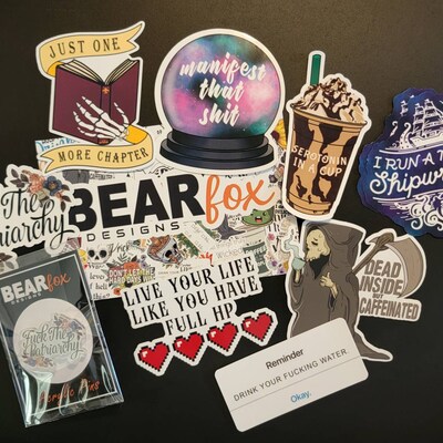 10 Sticker Bundle Choose Any 10 Stickers for a Discounted Price - Etsy