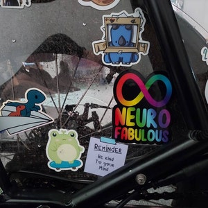 Neuroqueer Infinity Symbol Vinyl Sticker Neurodiversity - Etsy