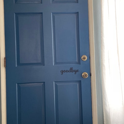 Hello & Goodbye Vinyl Wall and Door Decals Removable Wall Decor ...