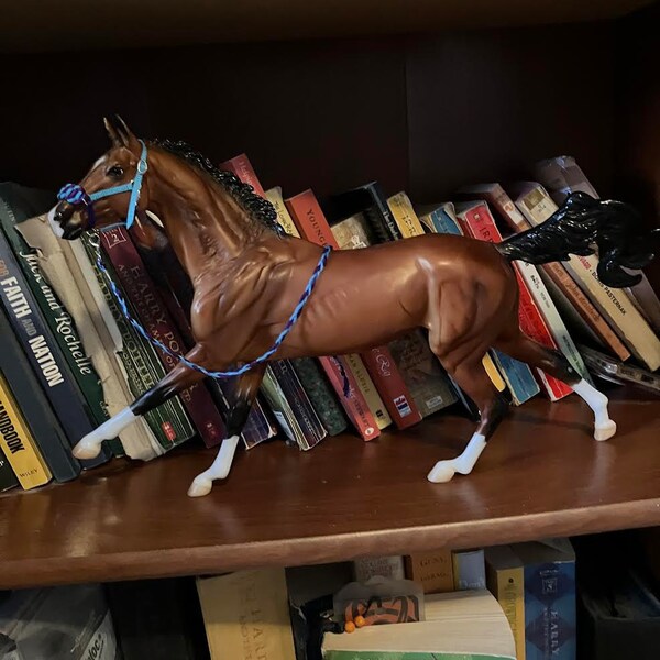 Model Horse Halter Set With Rope Noseband busy Bee Traditional 1:9 ...