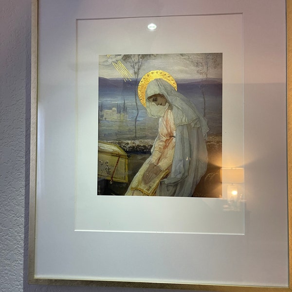 The Annunciation: the Angel Gabriel by Mikhail Nesterov – 3 Sizes ...