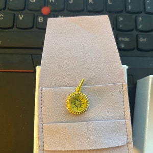 Tiny Sterling Silver Working Compass Necklace Real Compass - Etsy