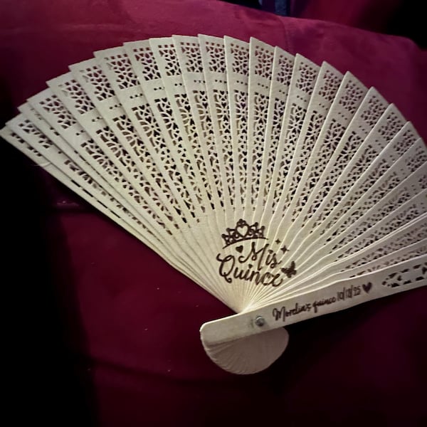 Bulk Mis Quince Años Fan Custom Birthday Favors Quinceañera Party ...