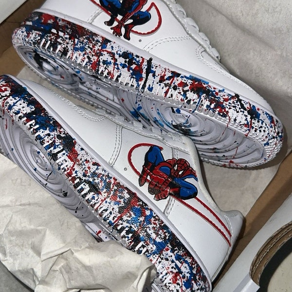 Sesame Street Elmo Cookie Monster Inspired Air Force 1 Trainers ...