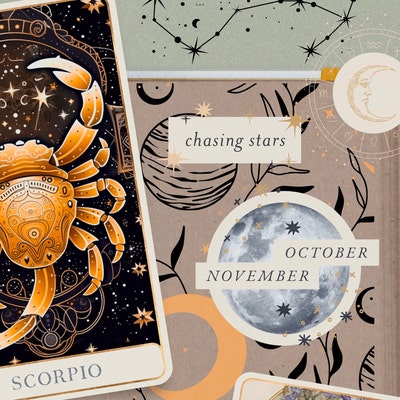 Celestial Zodiac Digital Stickers, Astrology Stickers for Digital ...