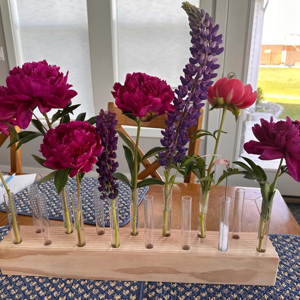 Wooden Decorative Bloom Block for Flower Displays - Etsy