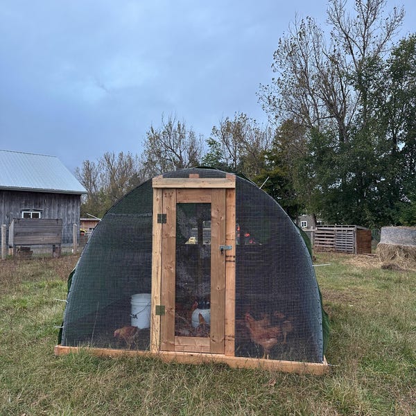 Chicken Tractor Plans - 8'x10' Moveable Chicken Coop Plans - Etsy