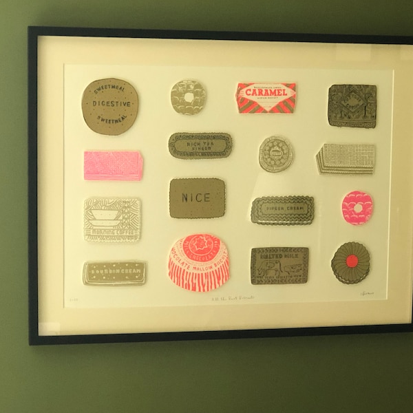 A2 Biscuit Collage - All the Best Biscuits - Etsy UK