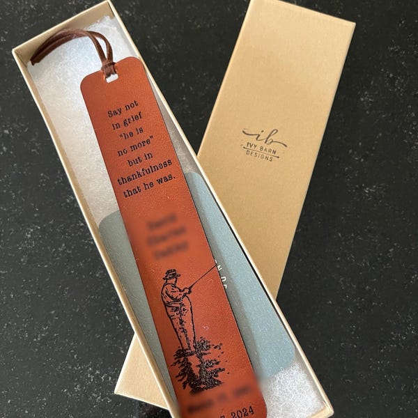 Leather Bible Bookmark Personalized Christian Gifts for Men Husband ...