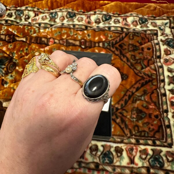 Unique Kurulus Osman Ring Double-headed Eagle Symbol Seljuk Ring ...