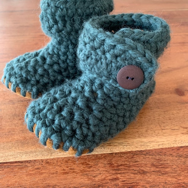 DIY Suede Slipper Soles With Sheep Shearling: Precut for Crochet/knit ...