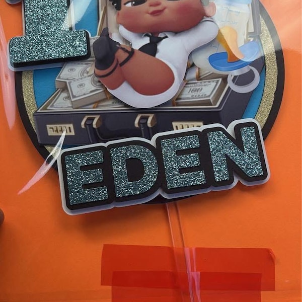 Baby Boss Cake Topper - Etsy