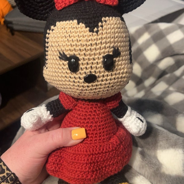 Mickey and Minnie Mouse Large Size English Pattern - Etsy