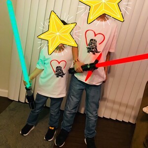 Darth Vader With Heart Light Saber Svg, Star Wars Svg, Valentine's Day ...