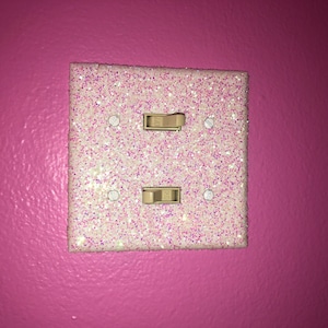 Light Pink Glitter Opal Piglet Light Switch & Outlet Covers - Etsy