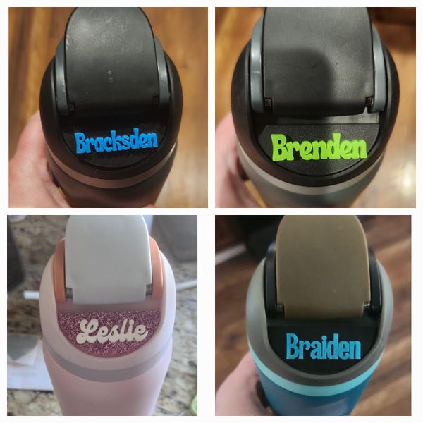 3D Personalized NAME Straw Topper | Made for Stanley Straws 10mm | Cup ...